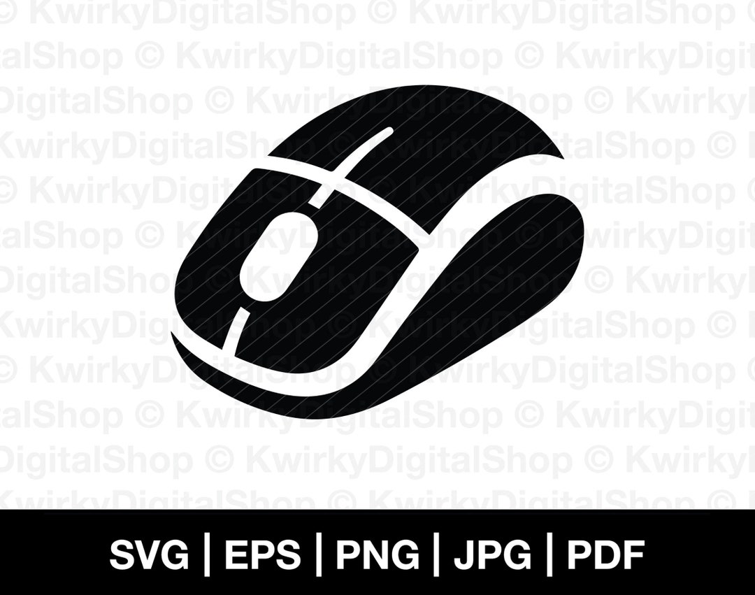 Computer Mouse 2 SVG Eps Png Jpg Pdf Cricut Cut File Digital Download ...