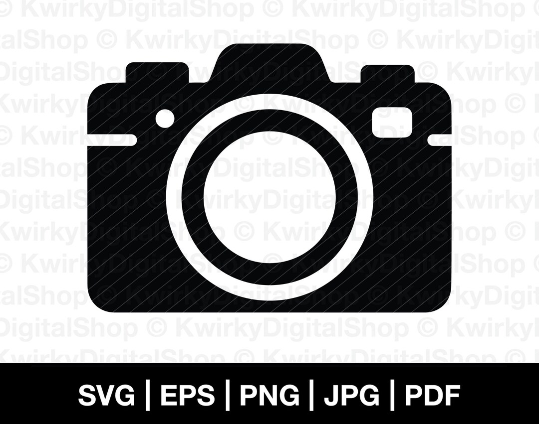 Camera SVG Eps Png Jpg Pdf Cricut Cut File Digital Download Silhouette ...
