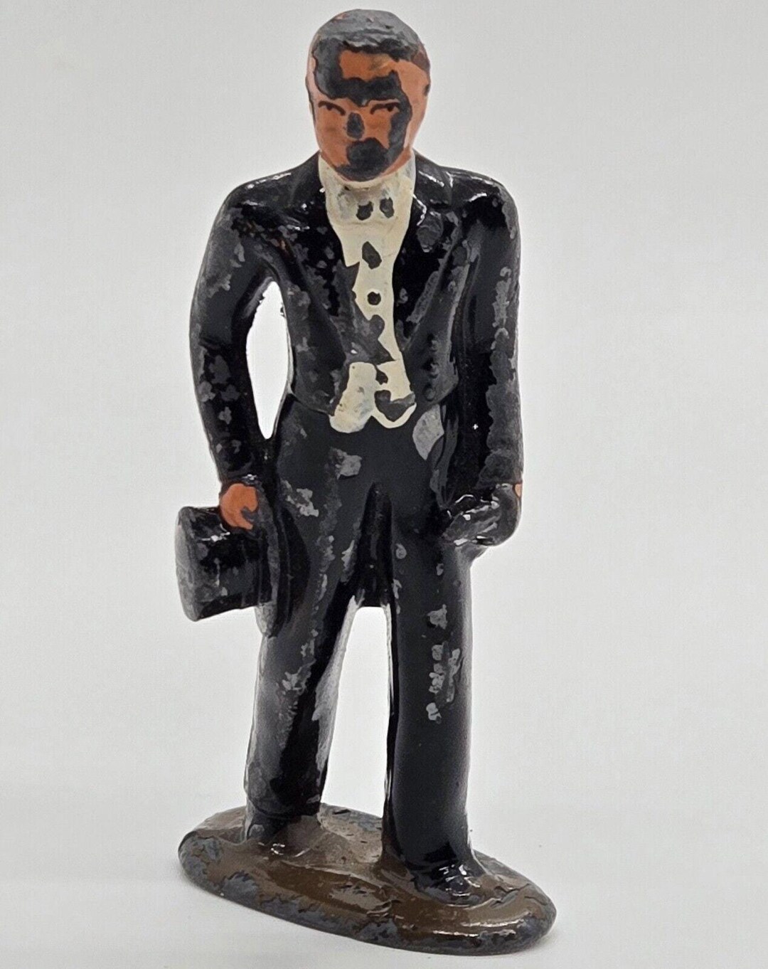 Vintage BARCLAY Lead/metal Figure 3" Groom W/ Top Hat #626 Made in USA ...