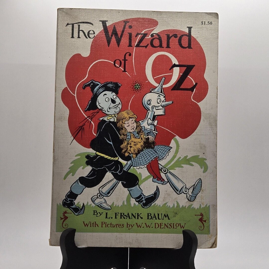 Vintage the Wizard of Oz L Frank Baum W.W. Denslow Book 1956 Reilly ...