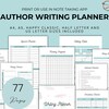 Novel Writing Planner Author Goodnotes Journal for Writers Template ...
