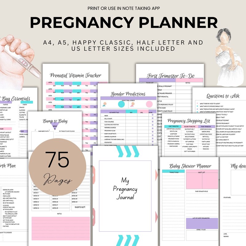 Maternity Planner - Etsy
