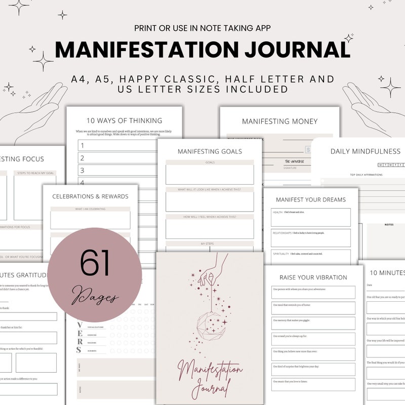 Manifestation Printable - Etsy