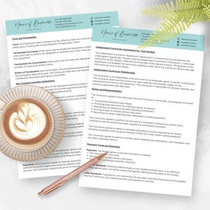 Yoga Studio Contract Template for Independent Contractor Service ...
