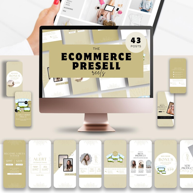 Course Launch Instagram Story Templates, Beta Course Presell Canva ...