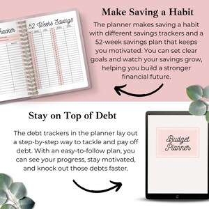 Budget Planner Printable Finance Planner Digital Budgeting Journal for ...