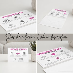 Salt Sizzlers Care Card Printable Safety Guide Simmering Granules ...