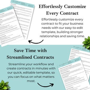 Yoga Studio Contract Template for Independent Contractor Service Agreement Form Editable Studio ...