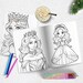 Princess Coloring Pages Printable Fairytale Colouring Pages for ...