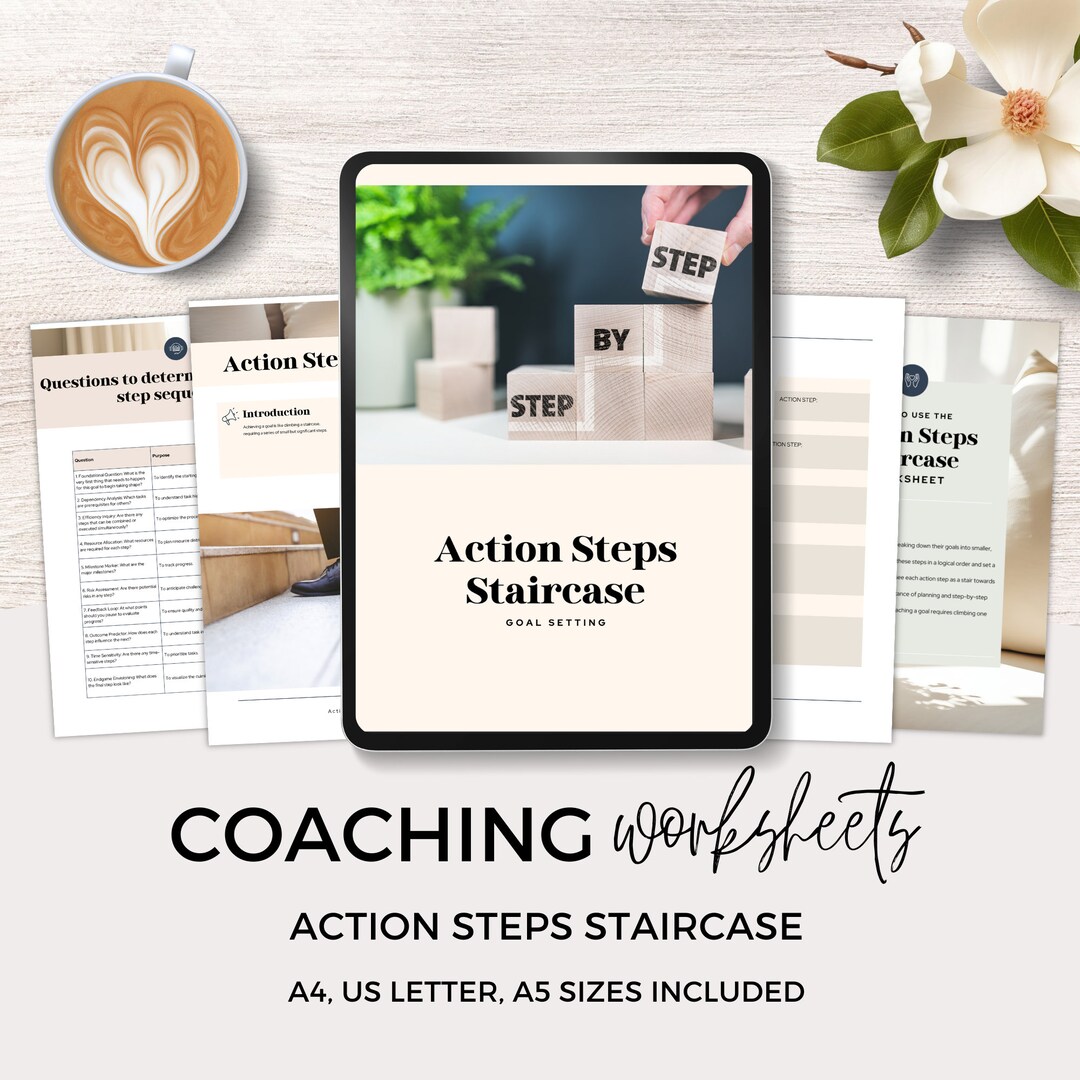 Goal Setting Coaching Worksheet Life Coach Template Done for You ...