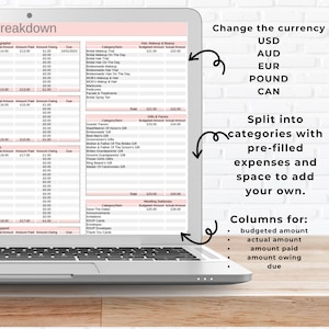 Wedding Planner Spreadsheet for Wedding Planning Budget Spreadsheet ...