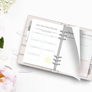 Chakra Healing Workbook Printable Energy Healing Journal Crystal Log ...