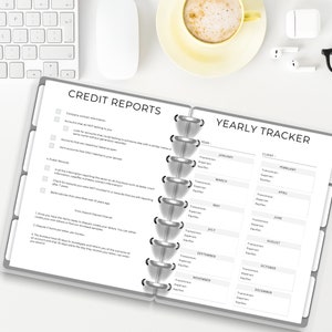 Credit Repair Planner Printable Budgeting Journal Credit Score Tracker ...