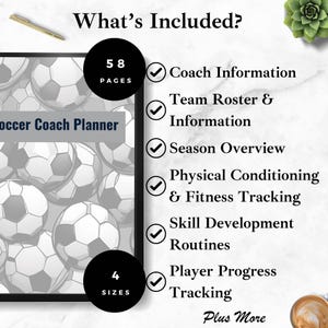 Soccer Coach Planner Printable Soccer Coaching Binder for Soccer ...