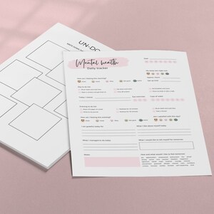 Self Care Journal Daily Mindfulness Log Self Love Planner Printable ...