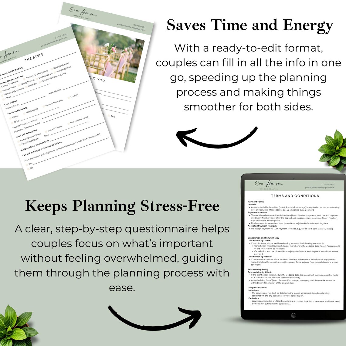 Wedding Planner Questionnaire Template Wedding Client Onboarding ...