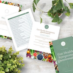 Editable Gut Health Questionnaire Canva Template | Client Intake ...