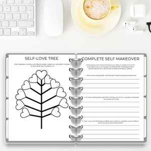 Self Care Journal Daily Mindfulness Log Self Love Planner Printable ...