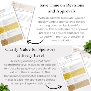 Sponsorship Level Flyer Template Printable Club Sponsorship Proposal ...