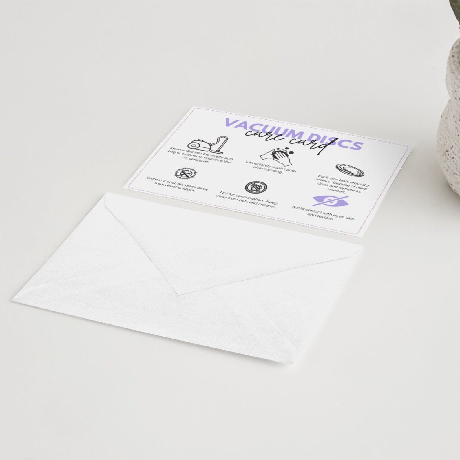 Vacuum Disc Care Card for Vacuum Discs Warning Vacuum Disc - Etsy