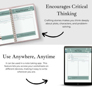 Novel Writing Worksheets for Author Goodnotes Workbook for Writers ...