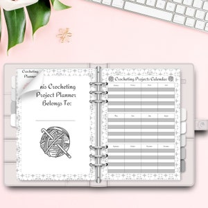 Printable Crochet Planner for Crocheting Record Log of Crochet Project ...