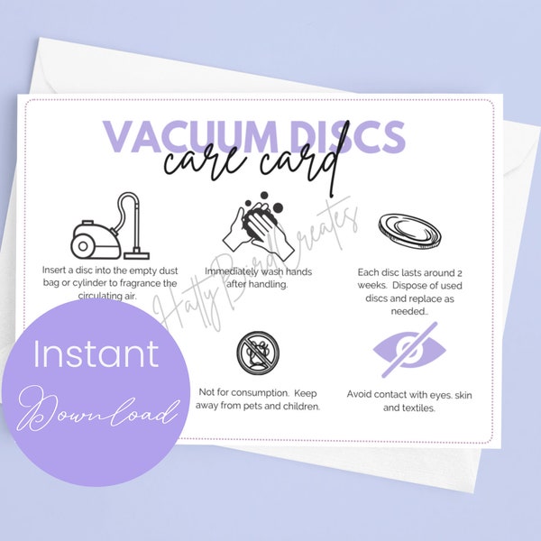 Hoover Disc Label - Etsy