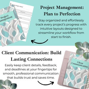 Graphic Designer Planner Printable Bundle for Project Management ...