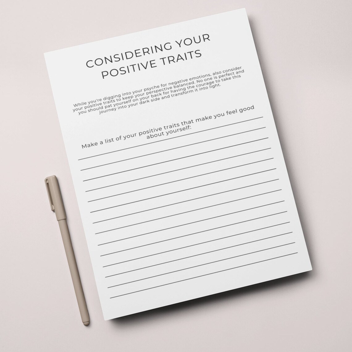 Emotional Intelligence Journal Self Awareness Planner Self Regulation ...