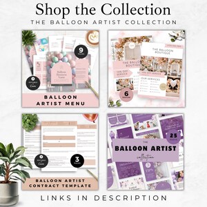 Balloon Artist Instagram Templates, Balloon Business Social Media Posts ...