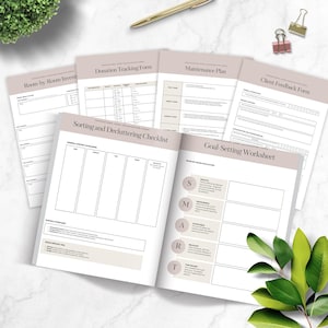 Professional Organizer Form Bundle Home Organizer Template Client ...