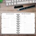 Weight Gain Journal Printable Workout Tracker Body Measurement Log Meal ...
