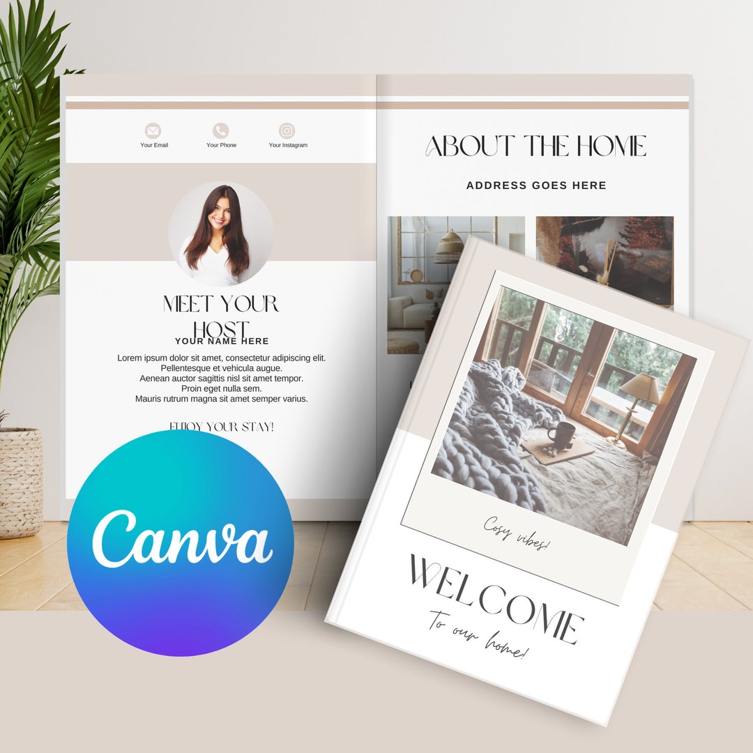 Airbnb Welcome Book Template House Host Guidebook Vacation Rental ...