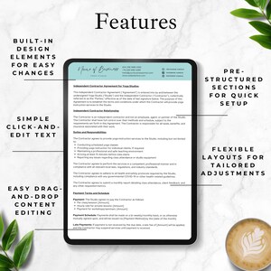 Yoga Studio Contract Template for Independent Contractor Service ...