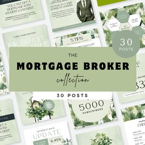 Mortgage Broker Social Media Templates Instagram Post Real Estate ...