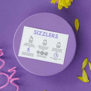 Printable Salt Sizzlers Care Card | Wax Melt & Simmering Granules ...