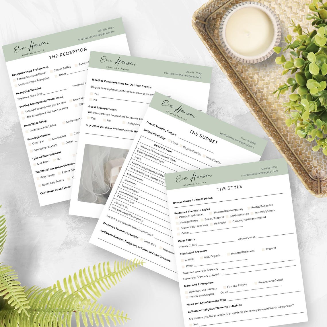 Wedding Planner Questionnaire Template Wedding Client Onboarding ...