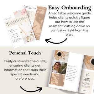Editable Virtual Assistant Welcome Kit Client Onboarding Guide for VA Services Customizable ...