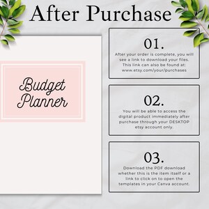 Budget Planner Printable Finance Planner Digital Budgeting Journal for ...