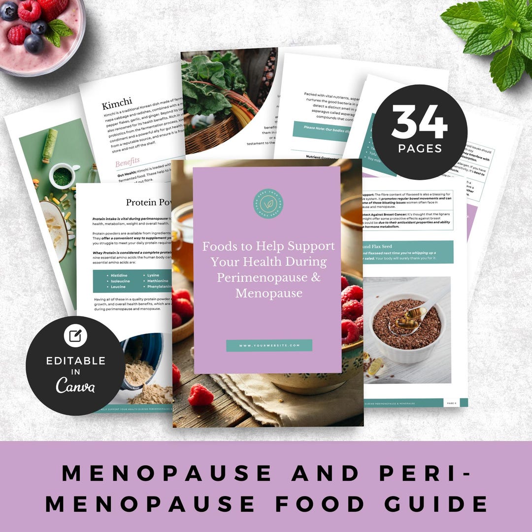 Menopause Food Guide: Top Foods for Hormonal Balance, Nutrition Guide ...