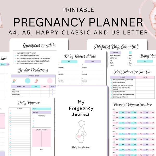 Maternity Planner - Etsy