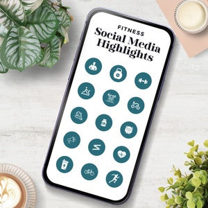 Fitness Instagram Highlight Covers Fitness Coach Instagram Templates ...