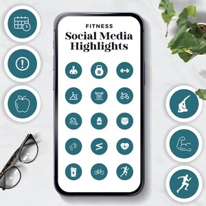 Fitness Instagram Highlight Covers Fitness Coach Instagram Templates ...