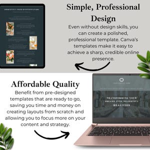 Event Planner Website Template Canva Editable Event Management Webpage ...