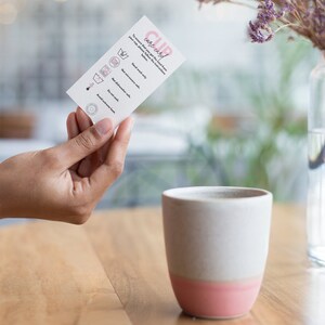 Cup Care Instructions Travel Mug Care Card Tumbler Printable Drinkwear ...