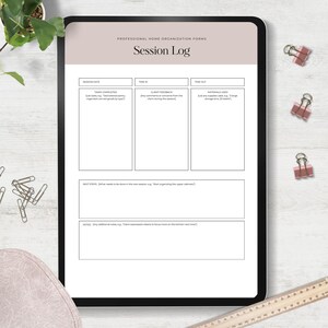 Professional Organizer Form Bundle Home Organizer Template Client ...