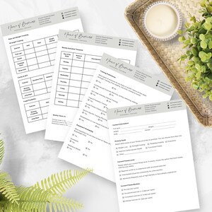 Personal Trainer Workout Plan Template Canva, Editable Fitness Program ...