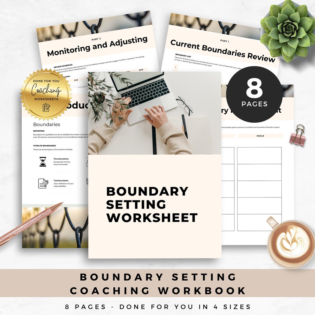 Boundary Setting Worksheet, Effective Communication Skills, Healthy ...