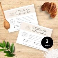 Editable Gift Certificate for Cakes and Bakery Shop | Canva Template ...