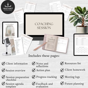 Printable Coaching Session Prep Checklist for Life Coaches Editable ...